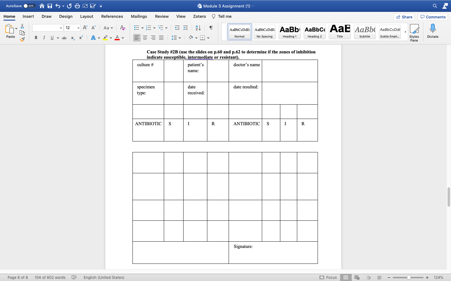 Solved AutoSave OFF 合日 Module 3 Assignment (1) Q Home Insert | Chegg.com