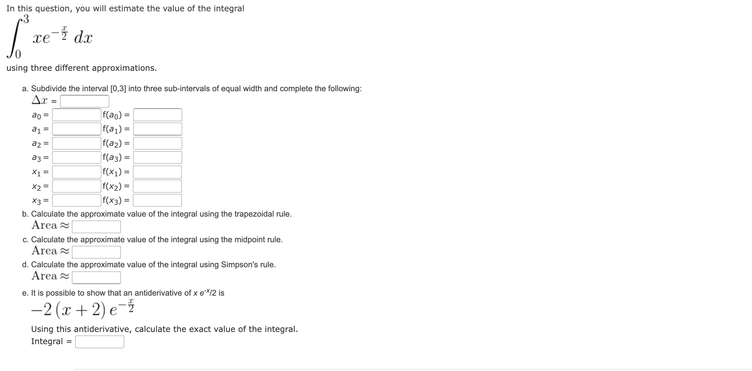 Solved In this question, you will estimate the value of the | Chegg.com