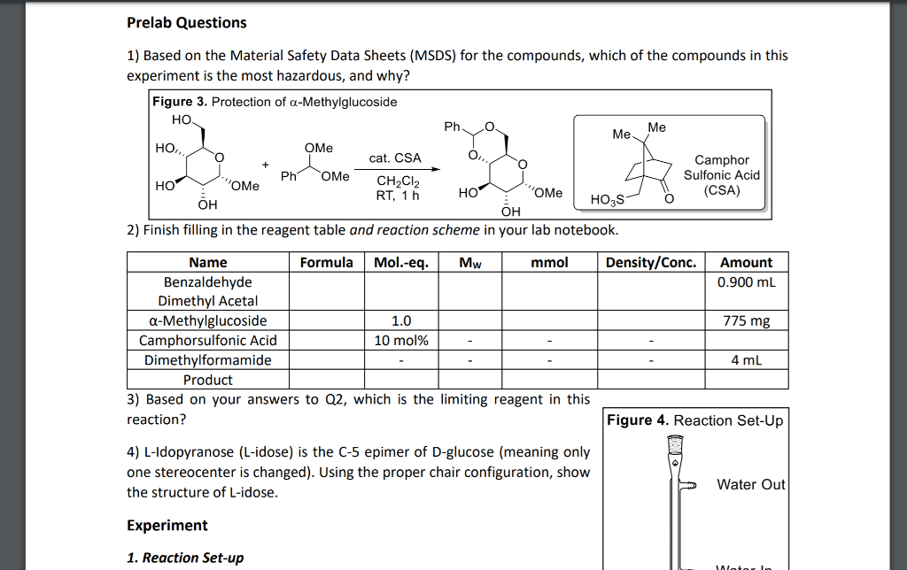 Solved Prelab Questions Me Me 1) Based on the Material | Chegg.com