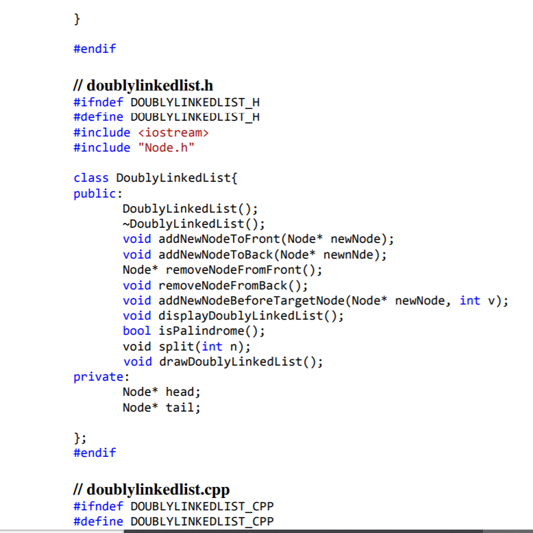 // Node.h #ifndef NODE_H #define NODE_H #include | Chegg.com