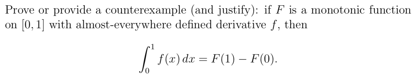 Solved Prove or provide a counterexample (and justify): if F | Chegg.com