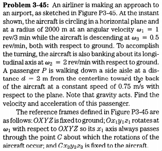Problem 3-45: An airliner is making an approach to an | Chegg.com