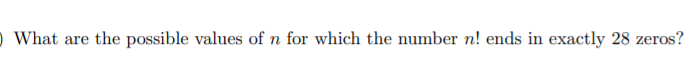 Solved What are the possible values of n for which the | Chegg.com