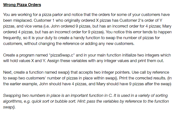 Solved You are working for a pizza parlor and notice that | Chegg.com