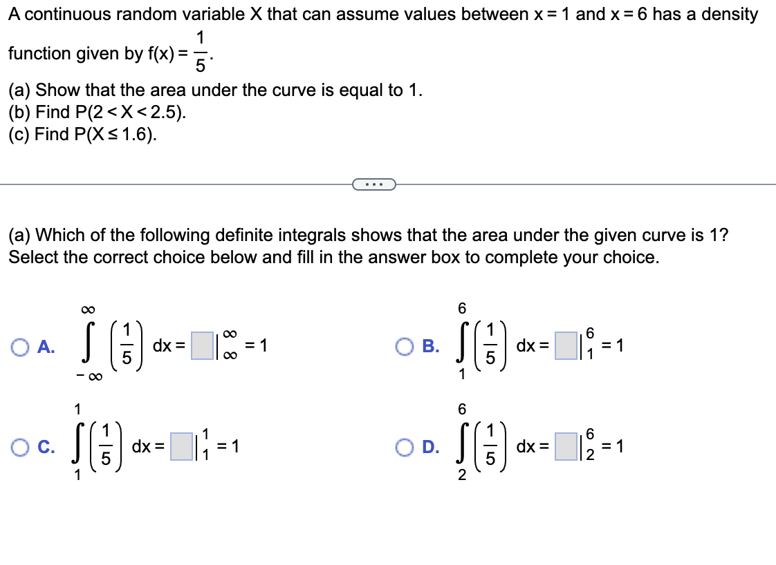 Solved A continuous random variable X that can assume values | Chegg.com
