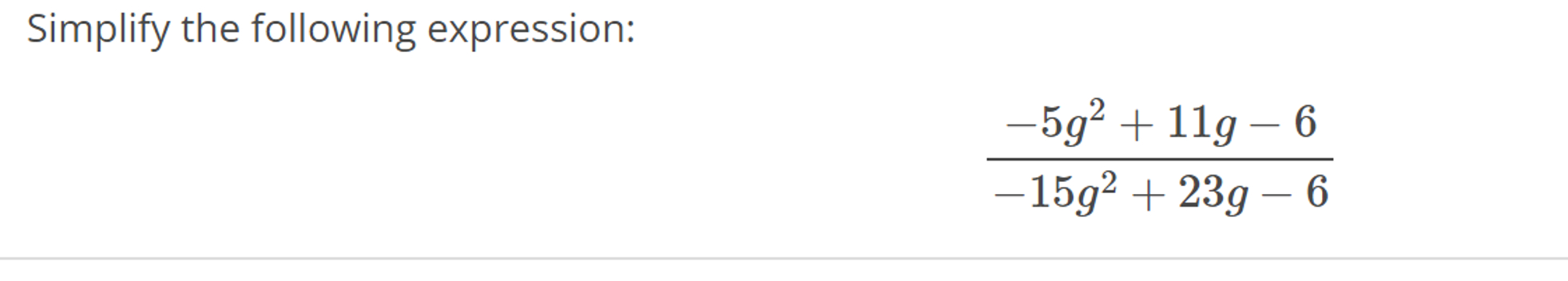 Solved Simplify the following | Chegg.com