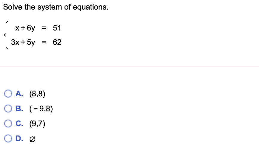 Solved Without graphing, visualize the location of the | Chegg.com