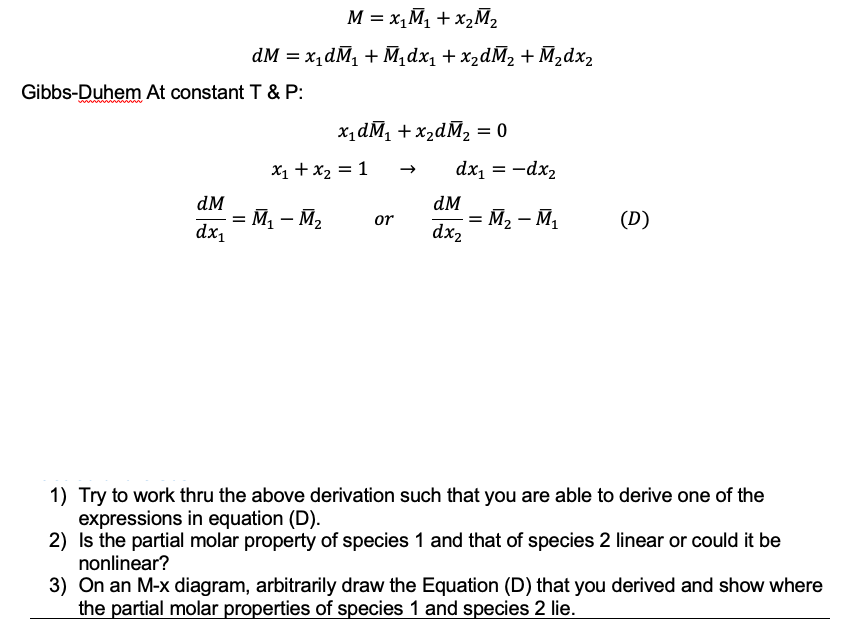 Solved M = x/M2 + x2M2 dM = x1dM, + Mdx1 + x2dM, + M dxz | Chegg.com