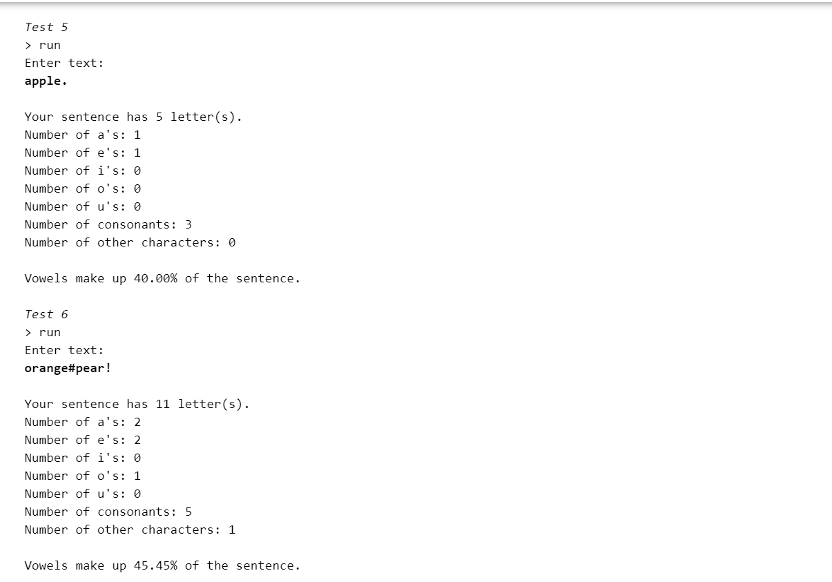 Solved Programming Instructions Write a program that prompts | Chegg.com