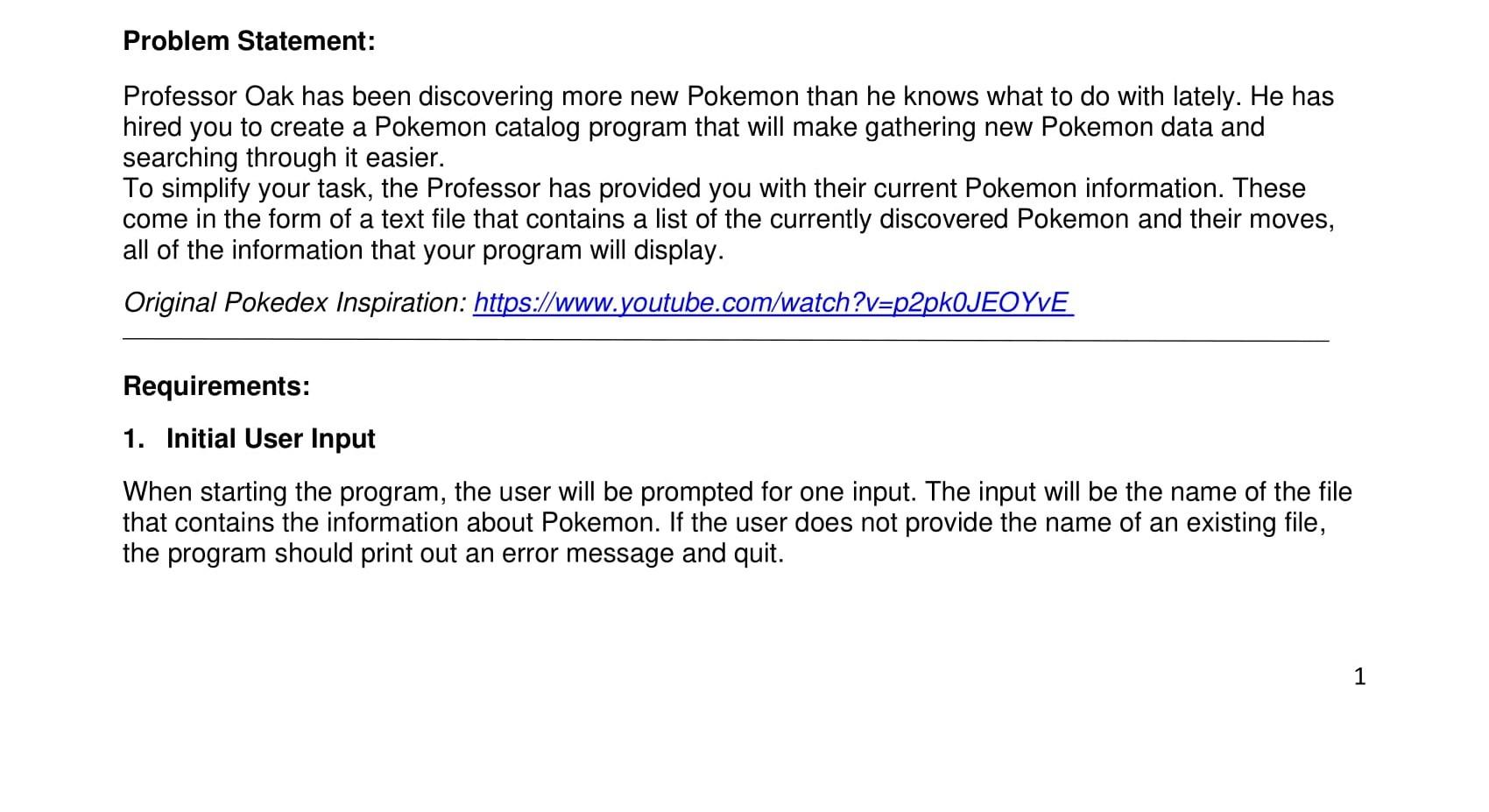 Solved USING C++! Don't know how to make a pokemon | Chegg.com