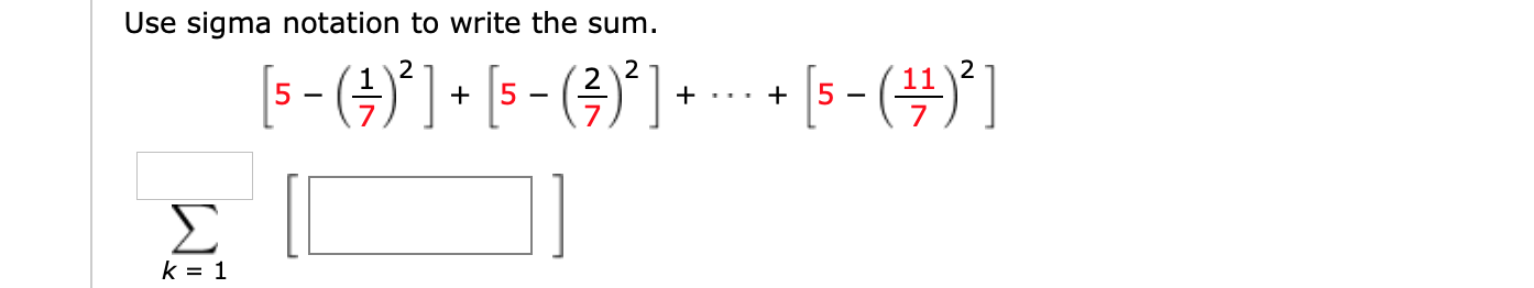 Solved Find the sum. (2i + 1) Use sigma notation to write | Chegg.com