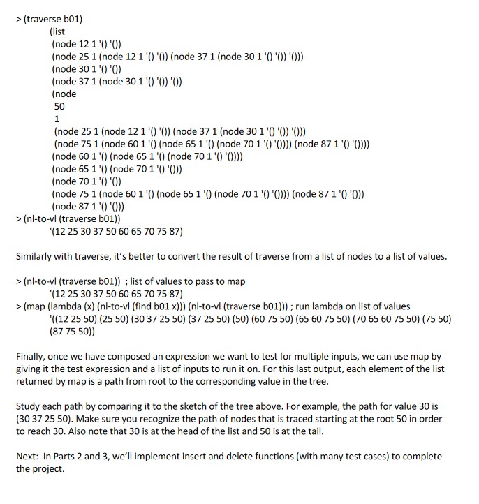 Solved Bst Programming Project Part 1 Bst Binary Search 7552