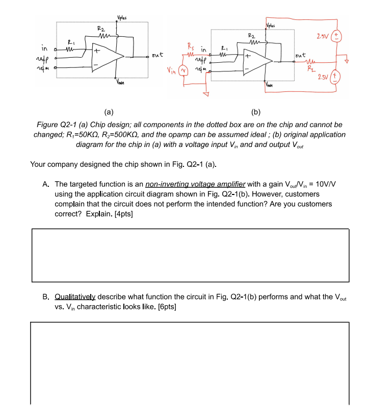 Solved (a) (b) Figure Q2-1 (a) Chip design; all components | Chegg.com