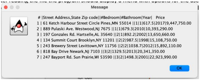 Solved Note: You must use the JOptionPane class for | Chegg.com
