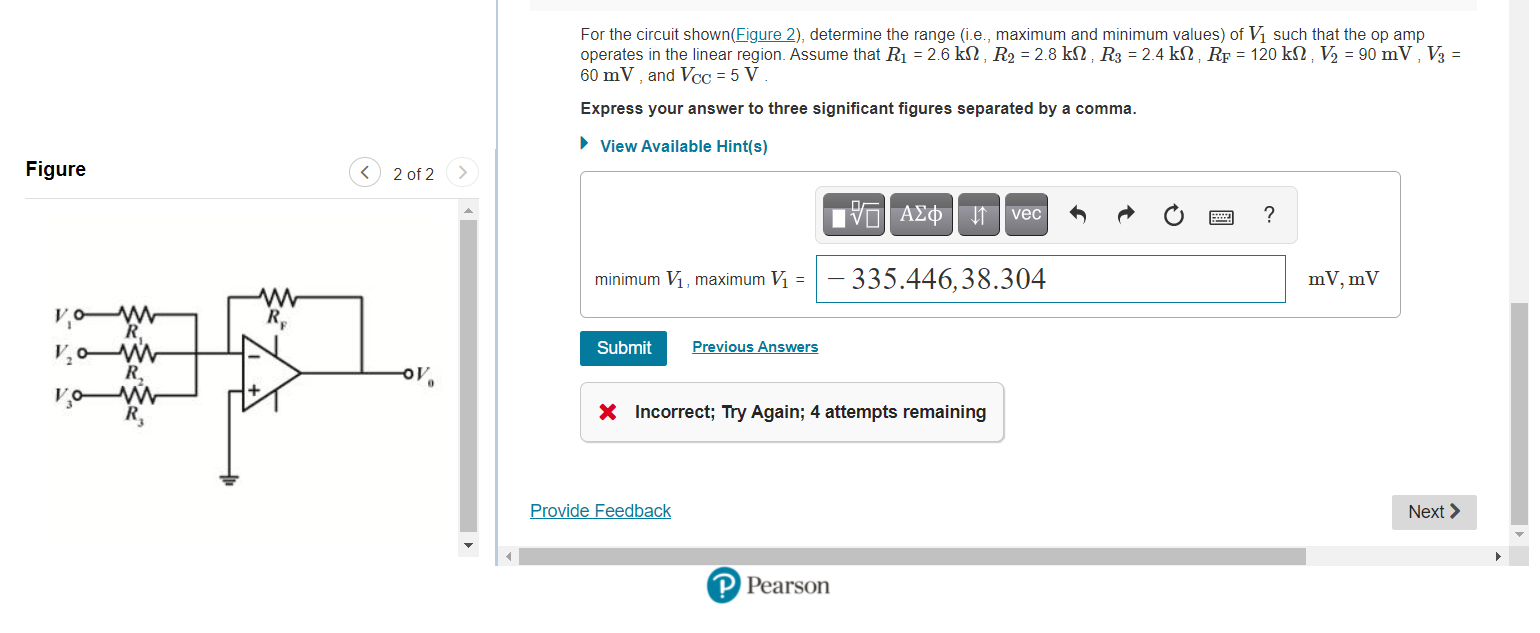 Solved For the circuit shown(Figure 2), determine the range | Chegg.com