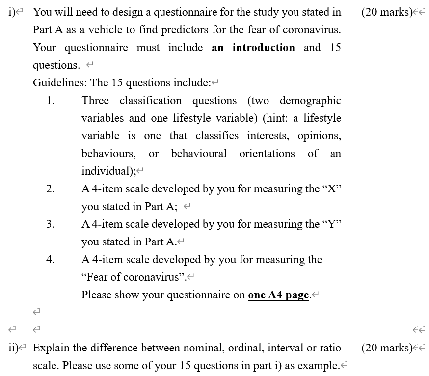 (20 marks) i)* You will need to design a | Chegg.com