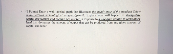 Solved 4. (6 Points) Draw a well-labeled graph that | Chegg.com