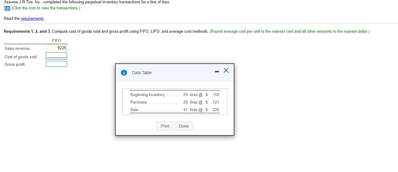 Solved I need the FIFO, LIFO, and average cost methods for | Chegg.com