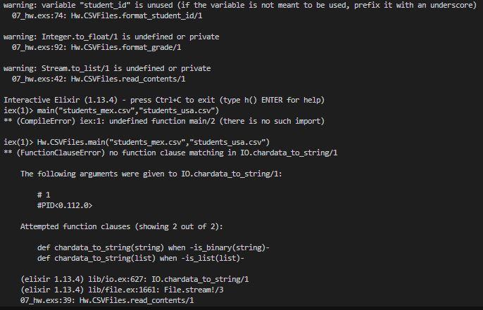 Solved I have my Elixir code that receives a csv file and | Chegg.com