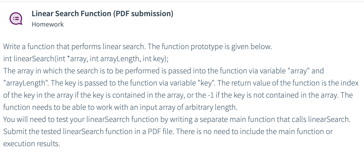Solved Use the C program. You just need to submit the | Chegg.com