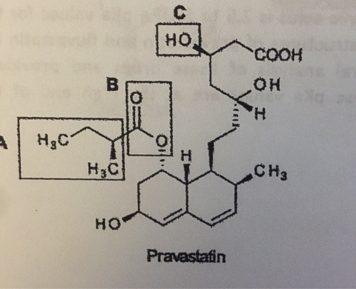 Solved WHAT ARE THE FUNCTIONAL GROUPS IN PRAVASTATIN? Is | Chegg.com