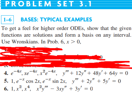 Solved To get a feel for higher order ODEs, show that the | Chegg.com