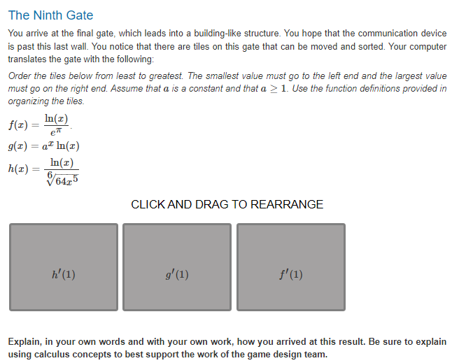 Solved The Ninth Gate You arrive at the final gate, which | Chegg.com