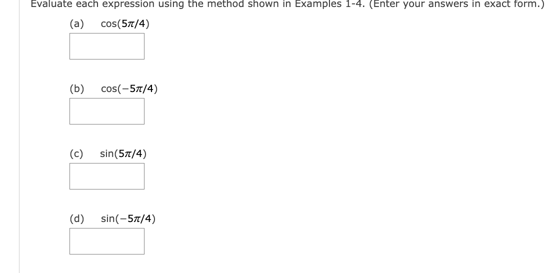 Solved Evaluate Each Expression Using The Method Shown In 
