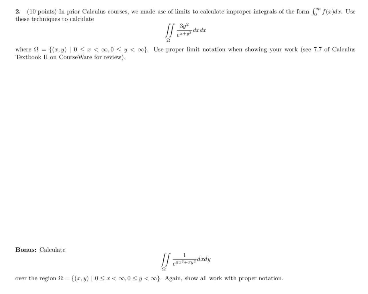 Solved Make use of limits to calculate improper integrals of | Chegg.com