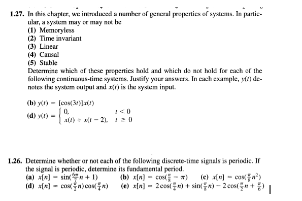 Solved 1.27. In this chapter, we introduced a number of | Chegg.com