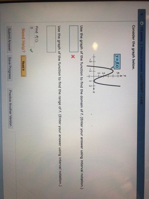 Solved Consider the graph below. -2 y = Rx) Use the graph of | Chegg.com