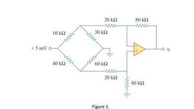 Solved The circuit in fig.1 is a differential amplifier | Chegg.com
