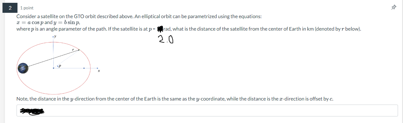Solved Consider a GTO orbit (see Wikipedia article on GTO | Chegg.com