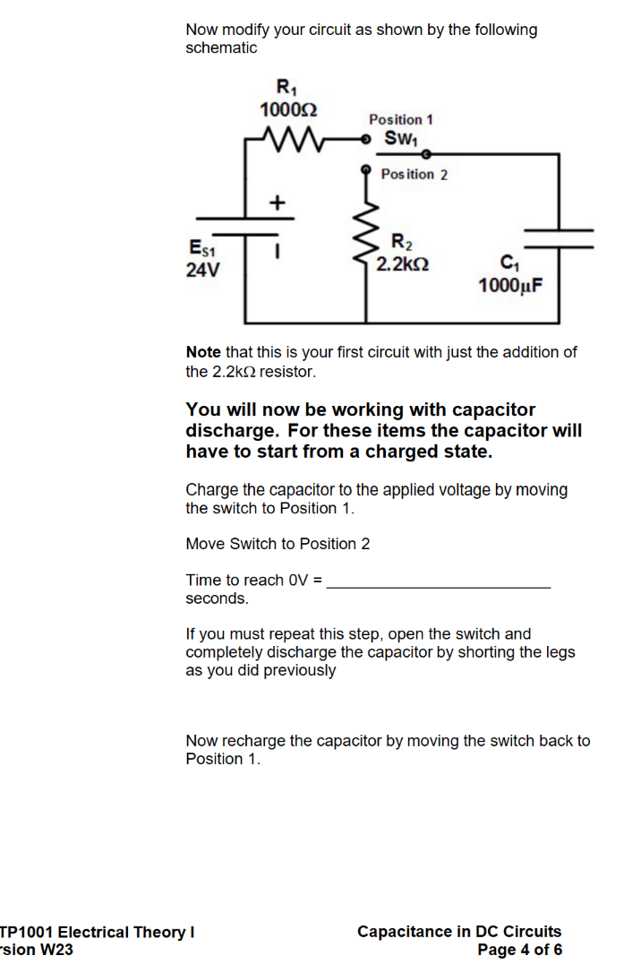 Solved Lab 9 Capacitance in a DC Circuit On your lab kit | Chegg.com