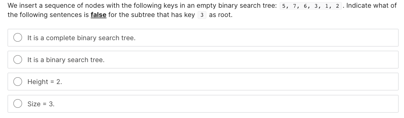 Solved We insert a sequence of nodes with the following keys | Chegg.com