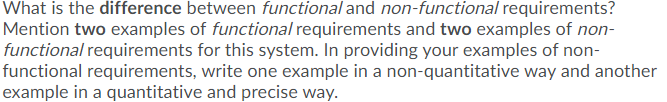 Solved What is the difference between functional and | Chegg.com