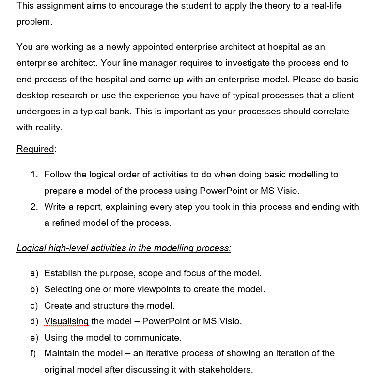 Solved This assignment aims to encourage the student to | Chegg.com