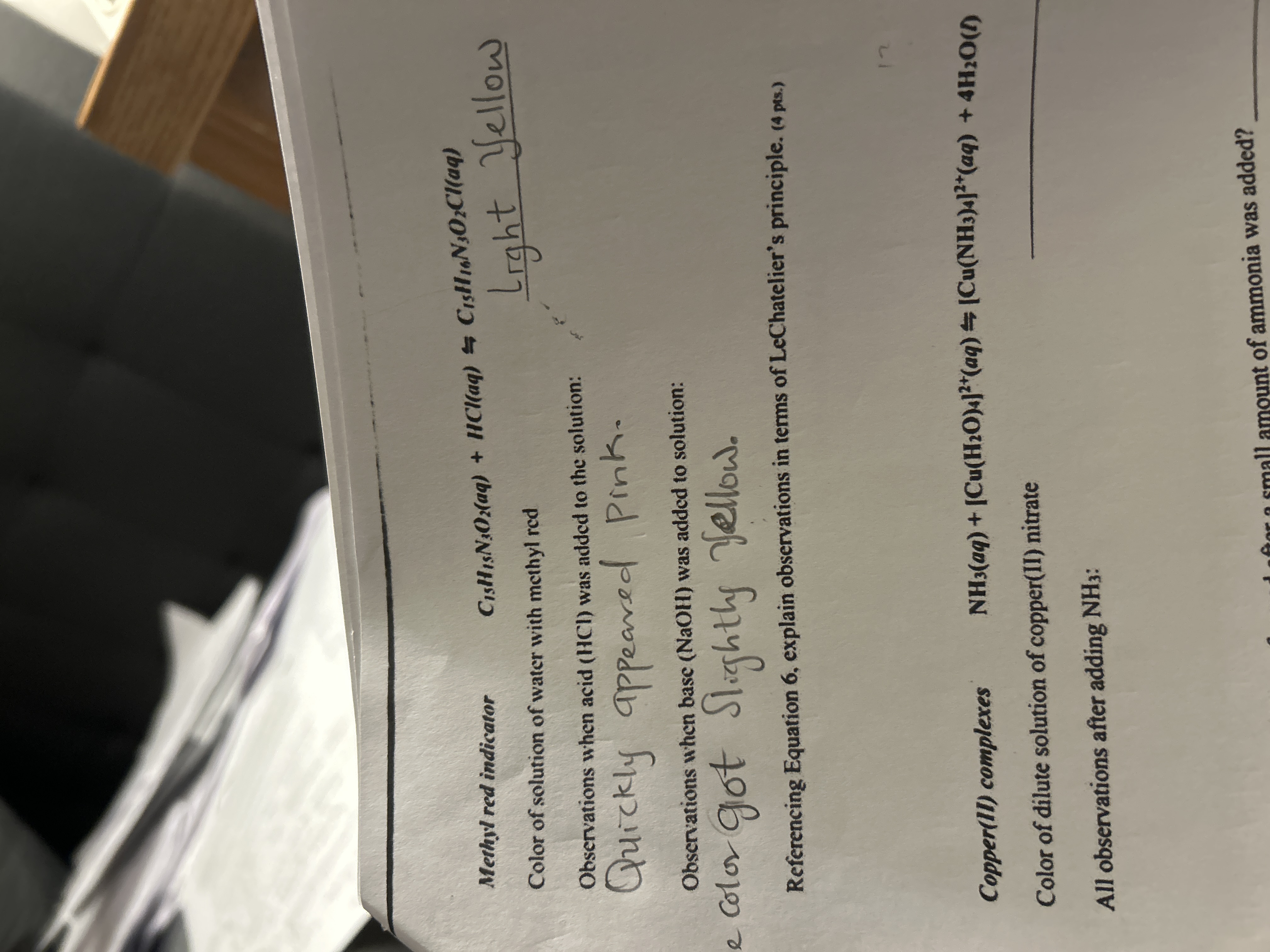 Solved Methyl red | Chegg.com