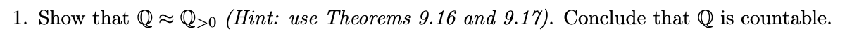 Solved 9.16: If A is a countably infinite set and B is a | Chegg.com