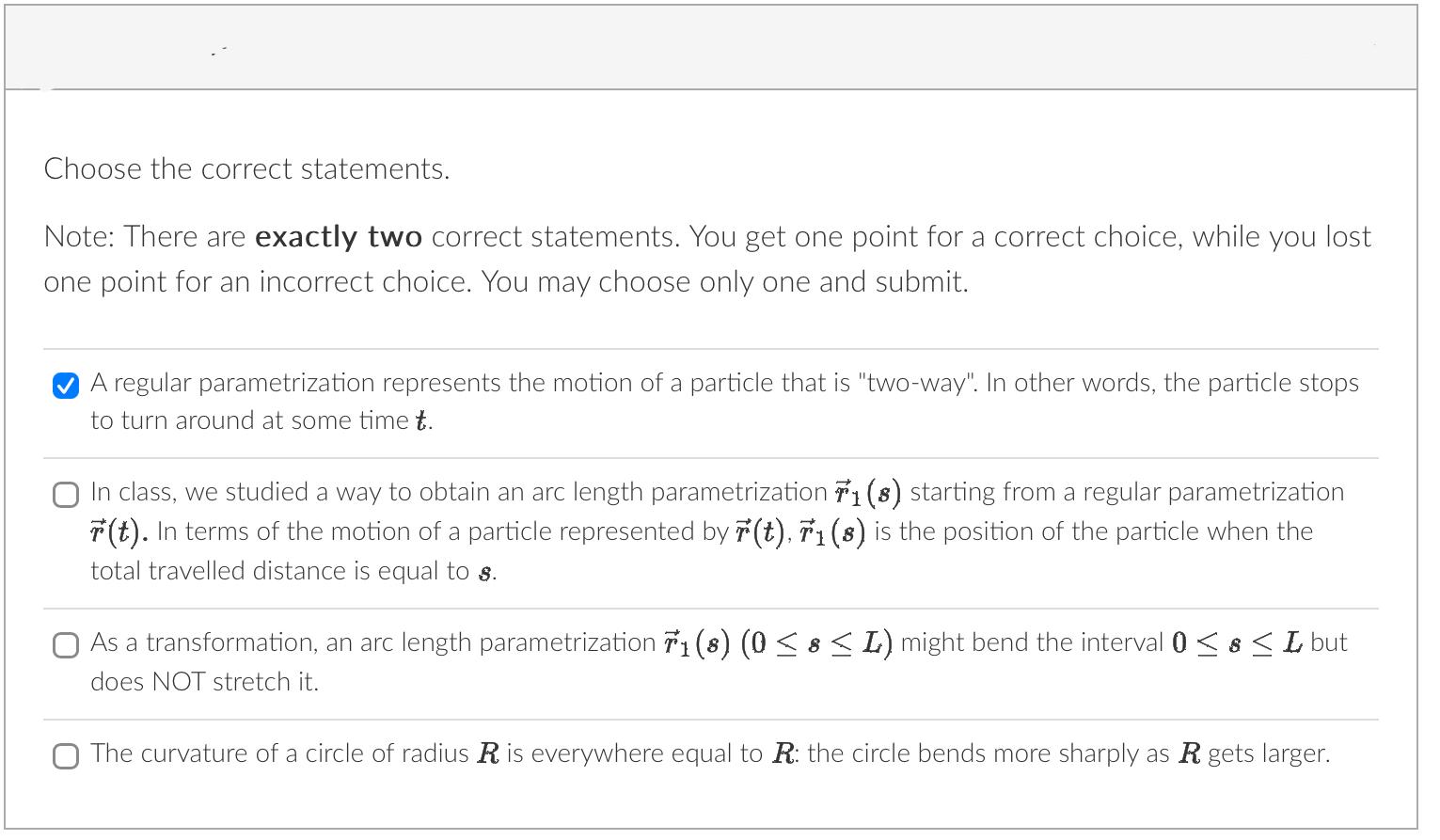 Solved Choose the correct statements. Note: There are | Chegg.com
