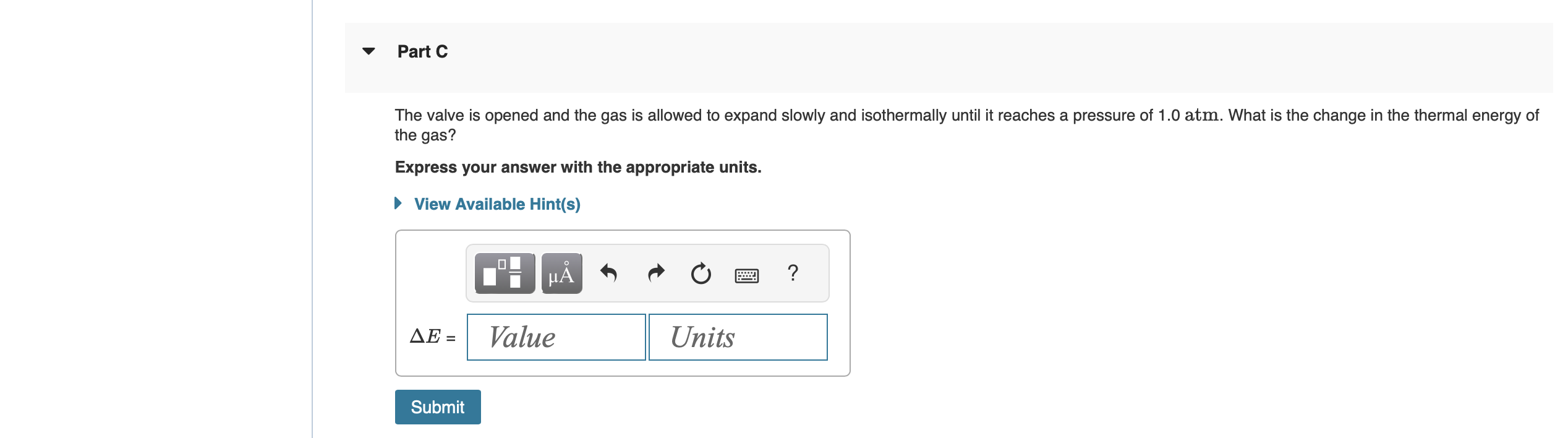 Solved A cylinder of nitrogen gas has a volume of 1.0×104 | Chegg.com