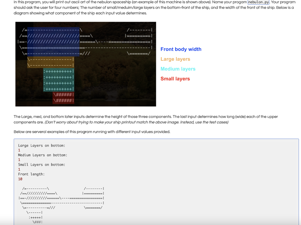 Solved In Python How to print this? don't use complicated | Chegg.com