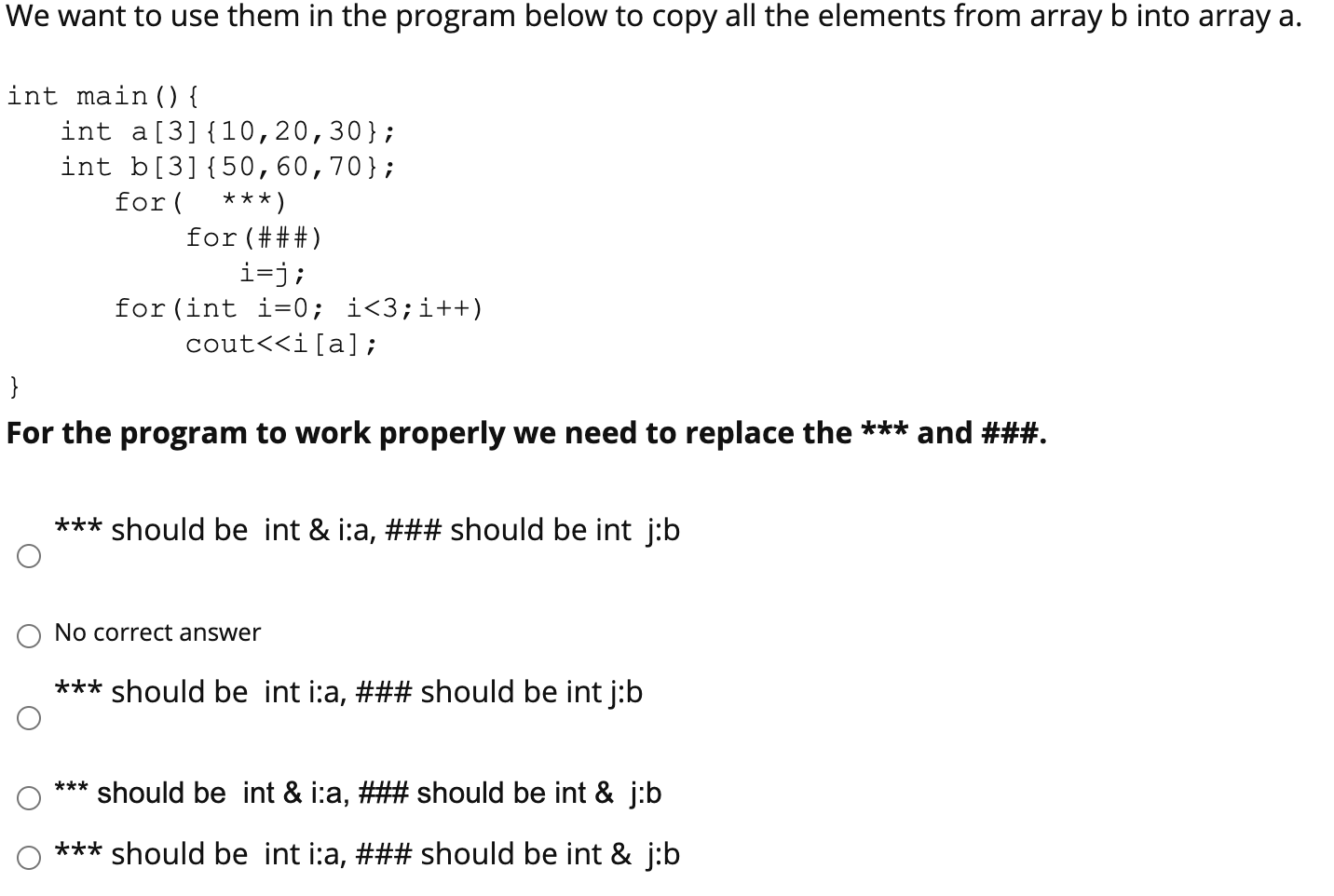 Solved We want to use them in the program below to copy all | Chegg.com