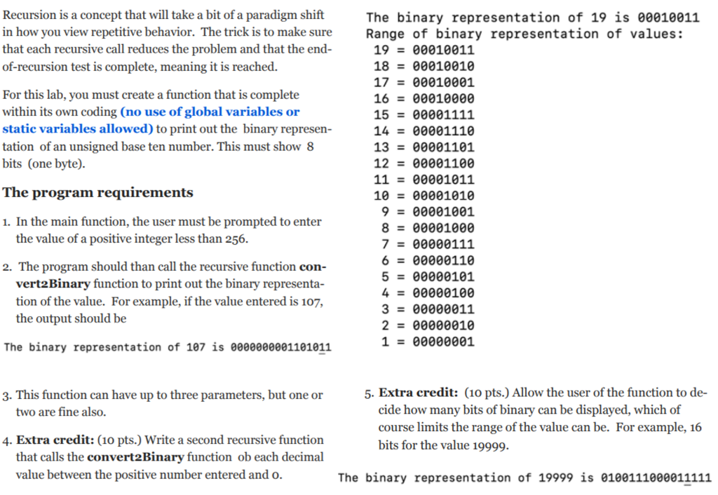 Solved Recursion is a concept that will take a bit of a | Chegg.com