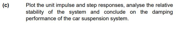 Question Three: A simplified (lumped parameter) model | Chegg.com