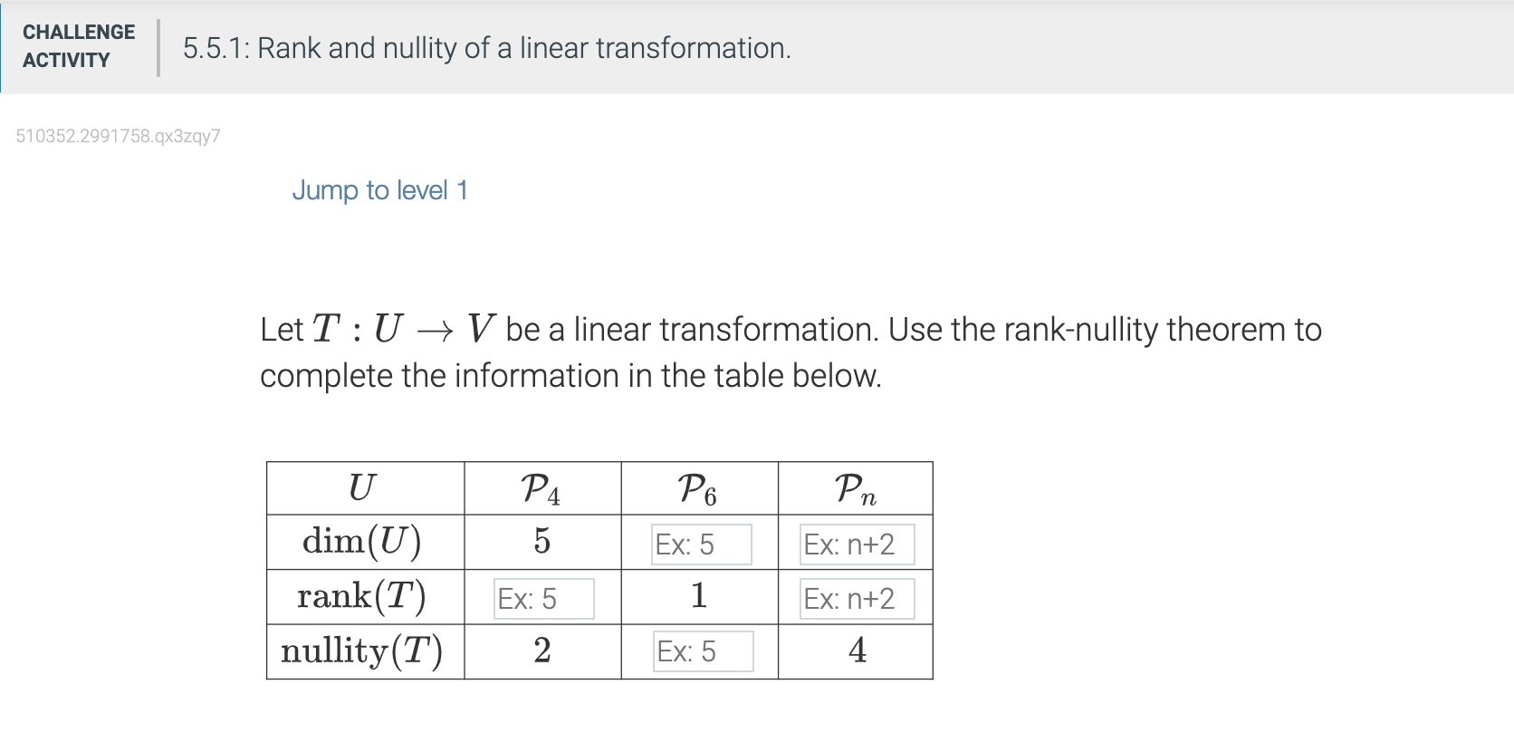 Solved Let T:U→V be a linear transformation. Use the | Chegg.com