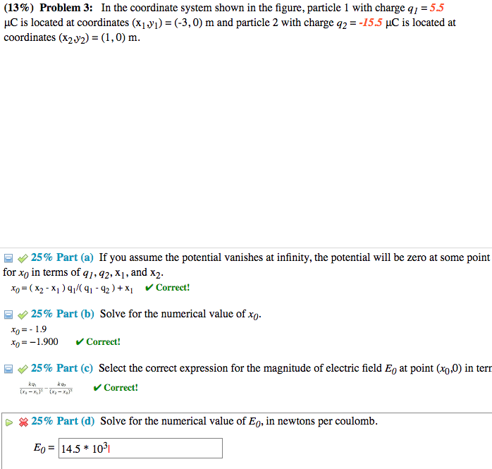 Solved (13\%) Problem 3: In the coordinate system shown in | Chegg.com