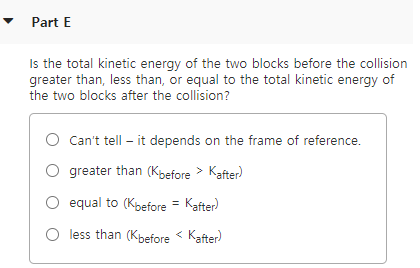 Solved A single collision experiment is performed with two | Chegg.com