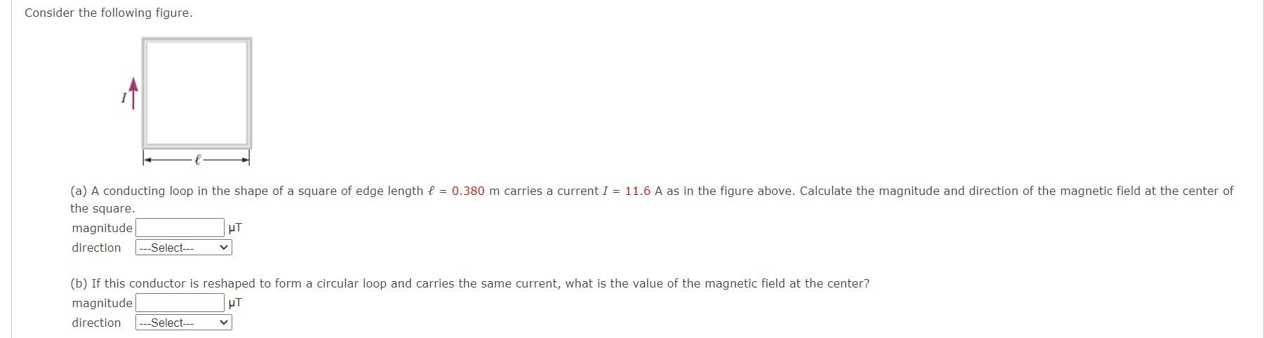 Solved Consider the following figure. (a) A conducting loop | Chegg.com