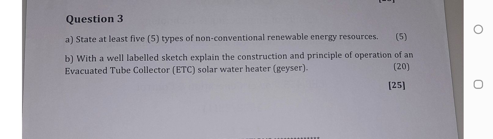 Solved Question 3a) ﻿State at least five (5) ﻿types of | Chegg.com
